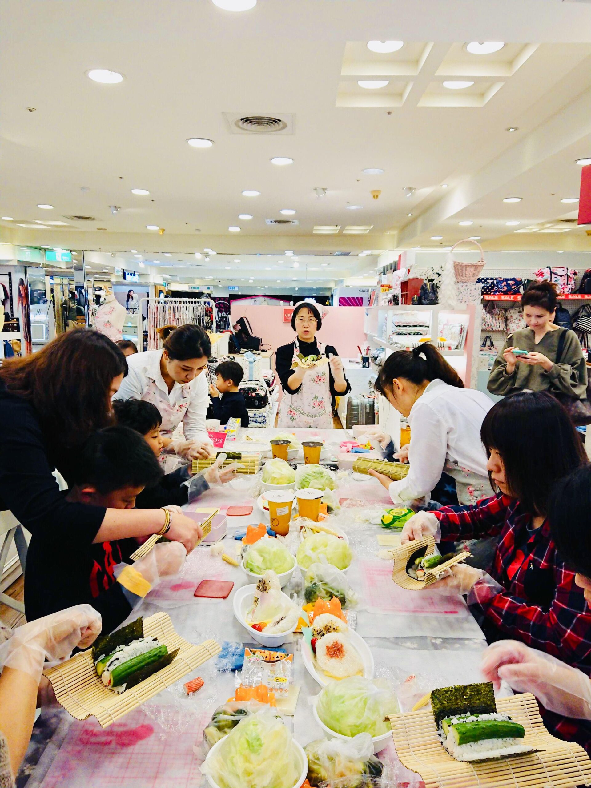 台湾の中壢SOGO2樓GreenGateのイベントの講師 - 台湾キッチン